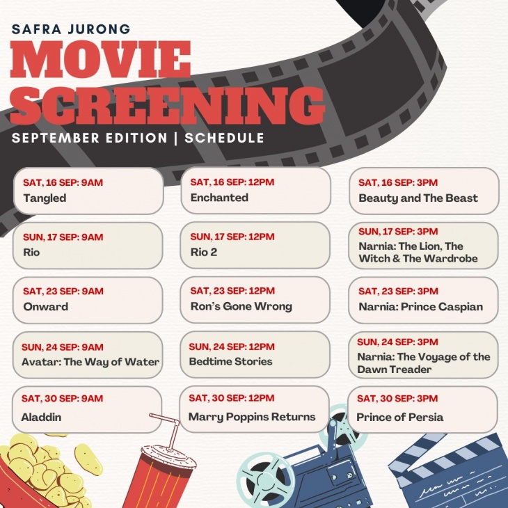 Movie Screening @SAFRA Jurong | Tickikids Singapore