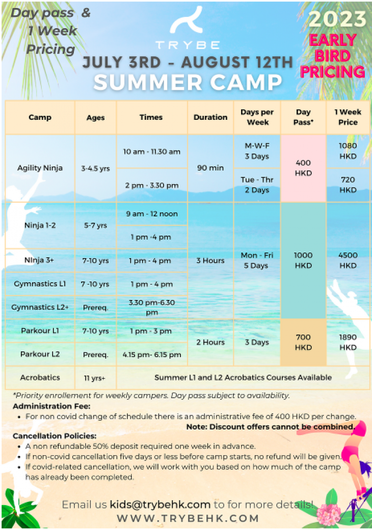TrybeKids Camps | Tickikids Hong Kong