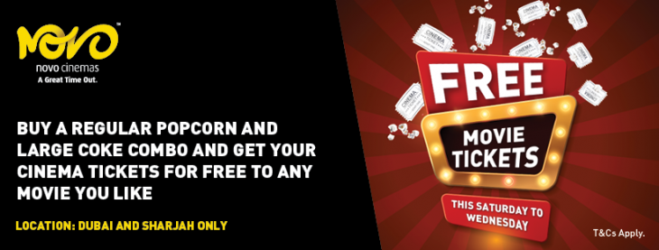 Free Movie Tickets @ Novo Cinemas | Tickikids Dubai