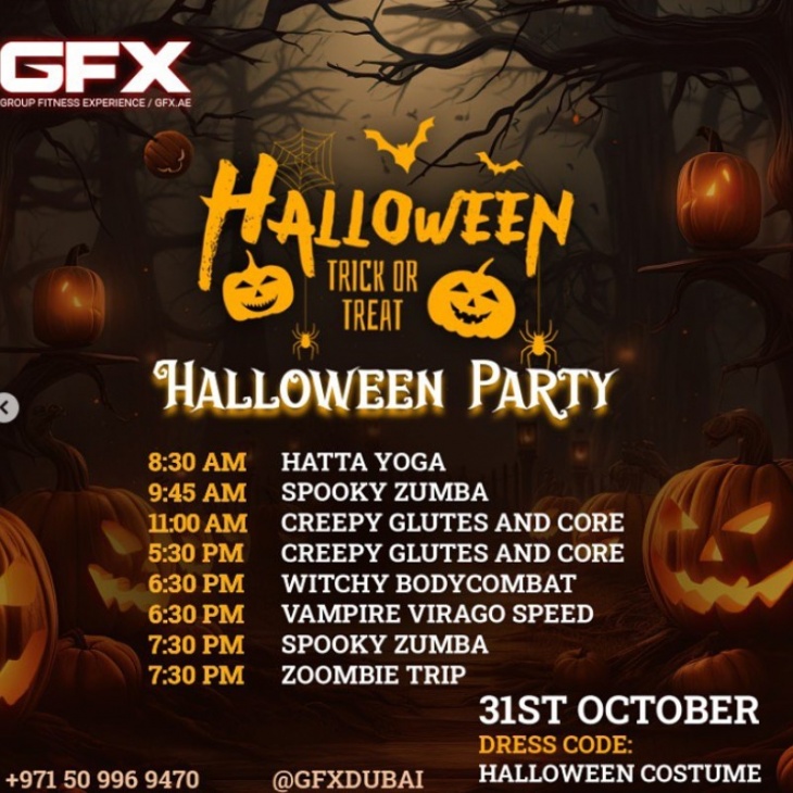 Halloween Party @ GFX | Tickikids Dubai